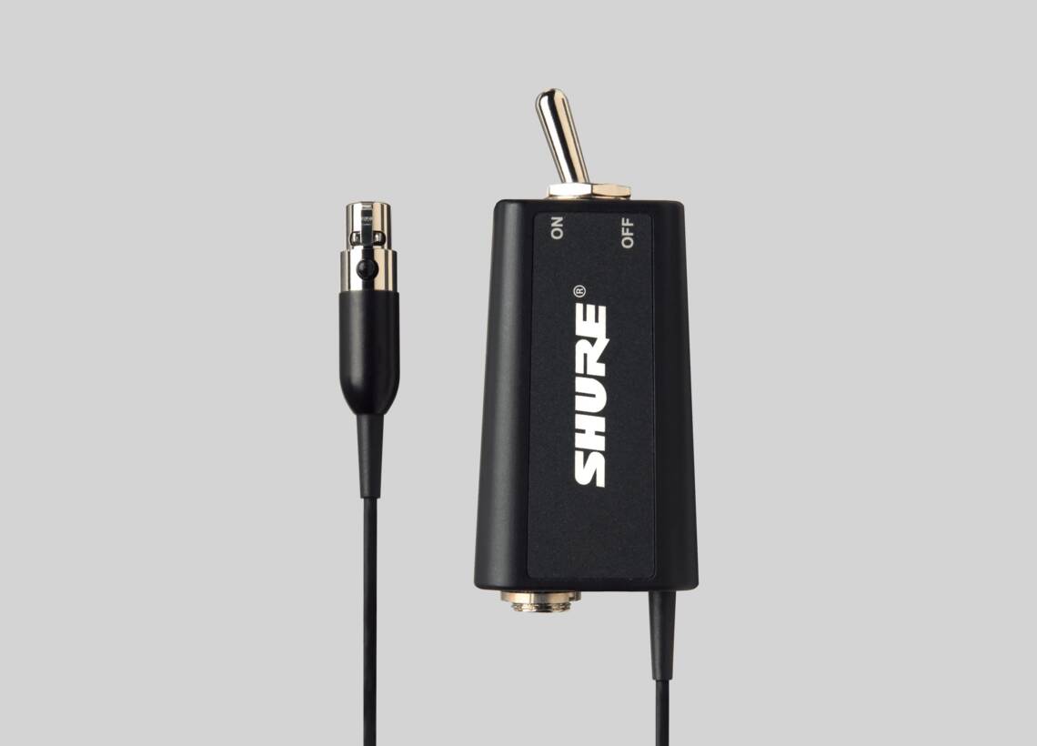 WA661 - 静音开关，适用于1个腰包式发射机 - Shure 舒尔中国